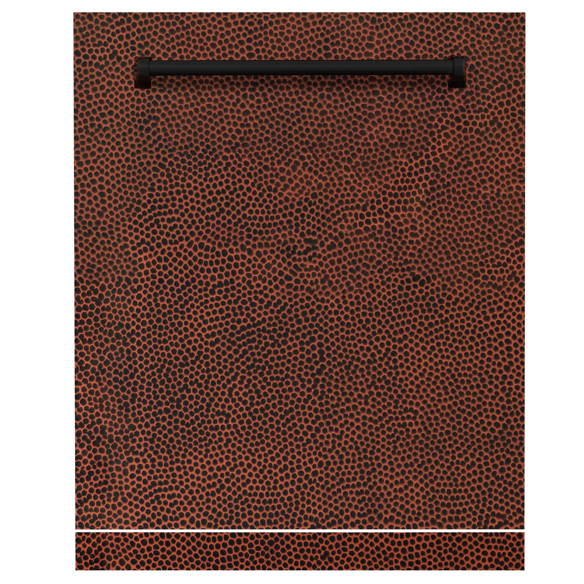 ZLINE 24" Monument Dishwasher Panel in Hand Hammered Copper with Tradi ...