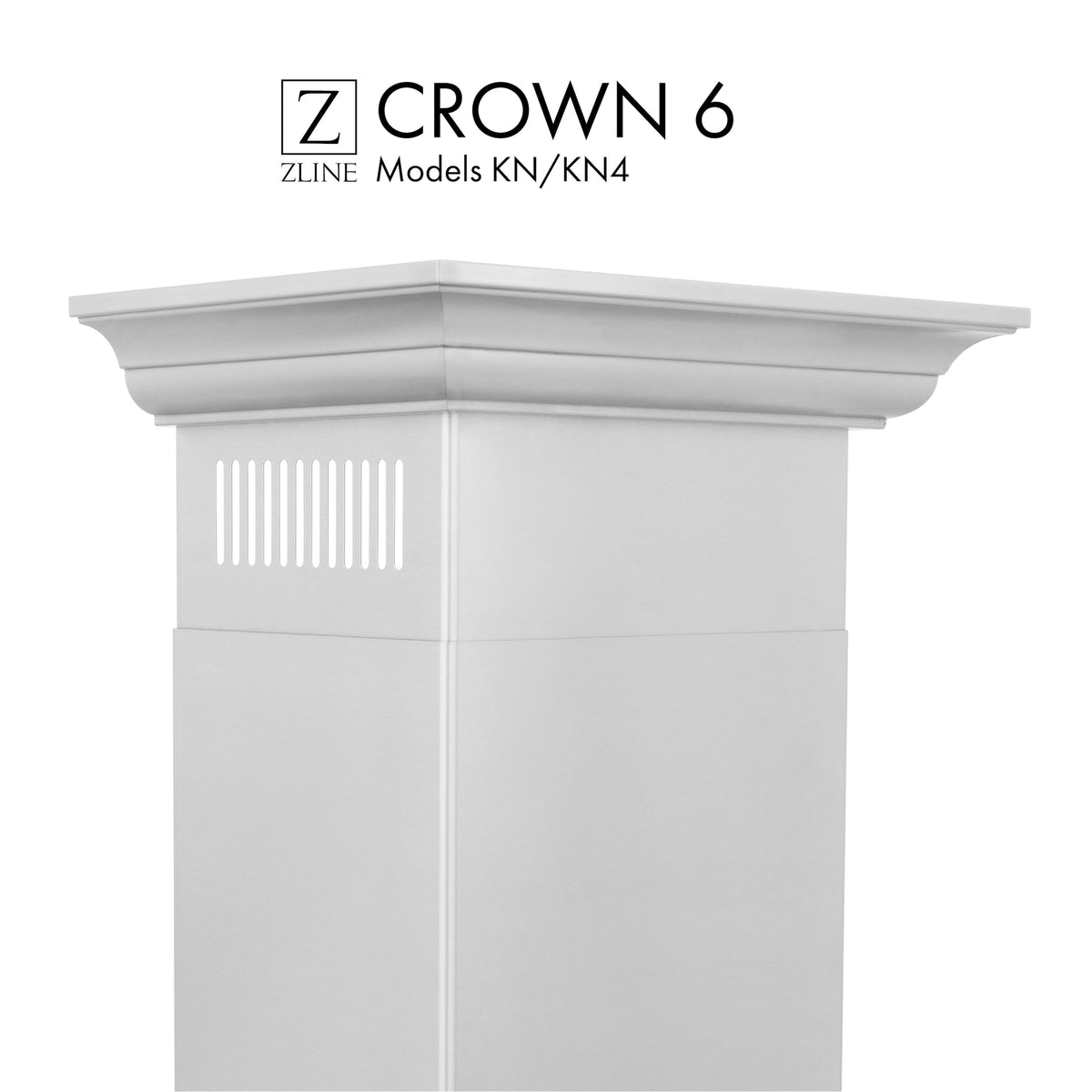 ZLINE Crown Molding Profile 6 for Wall Mount Range Hood (CM6-KN/KN4 ...